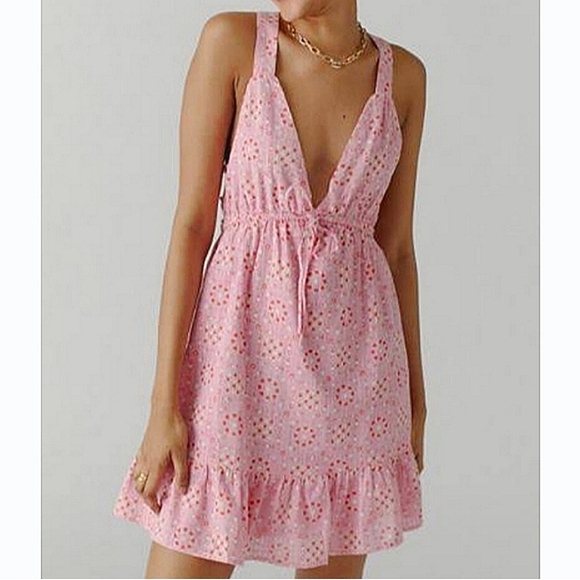 Urban Outfitters | Dresses | New Urban Outfitters Hansel Pink Heart ...